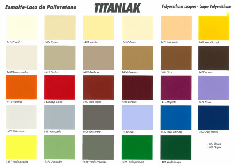 TITANLAK SATINADO BLANCO Y COLORES. 750 ML - Nogelsa